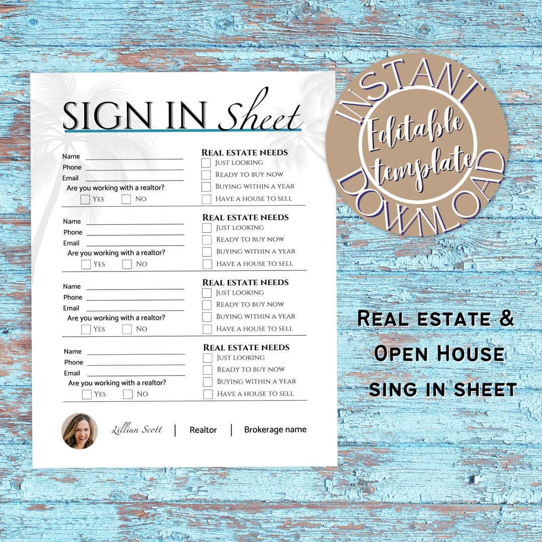 Beach Themed Open House Sign in Sheet,real Estate Marketing,open House ...