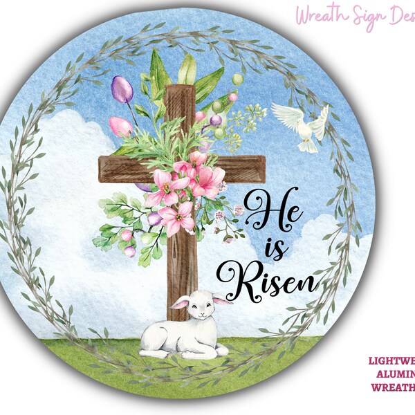 Religious Easter Wreath - Etsy