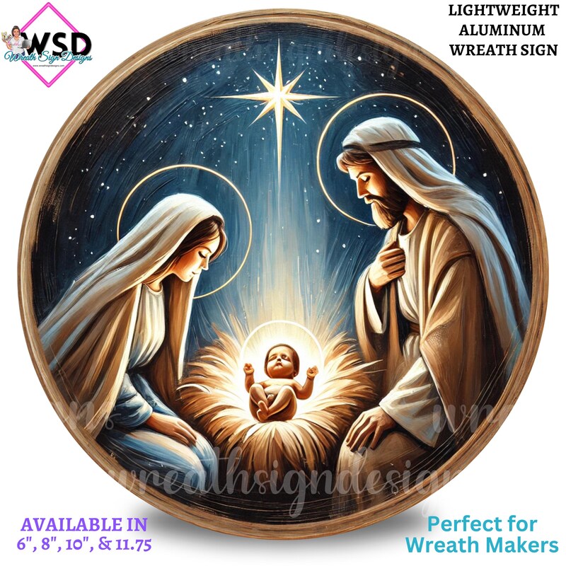 Nativity Sign - Etsy