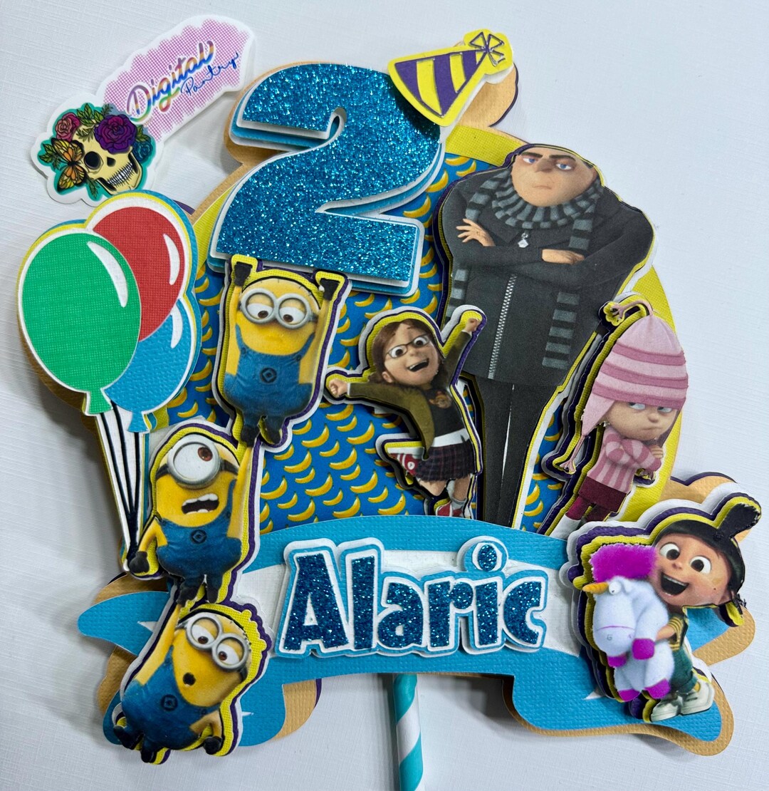 3D Minion Cake Topper - Etsy