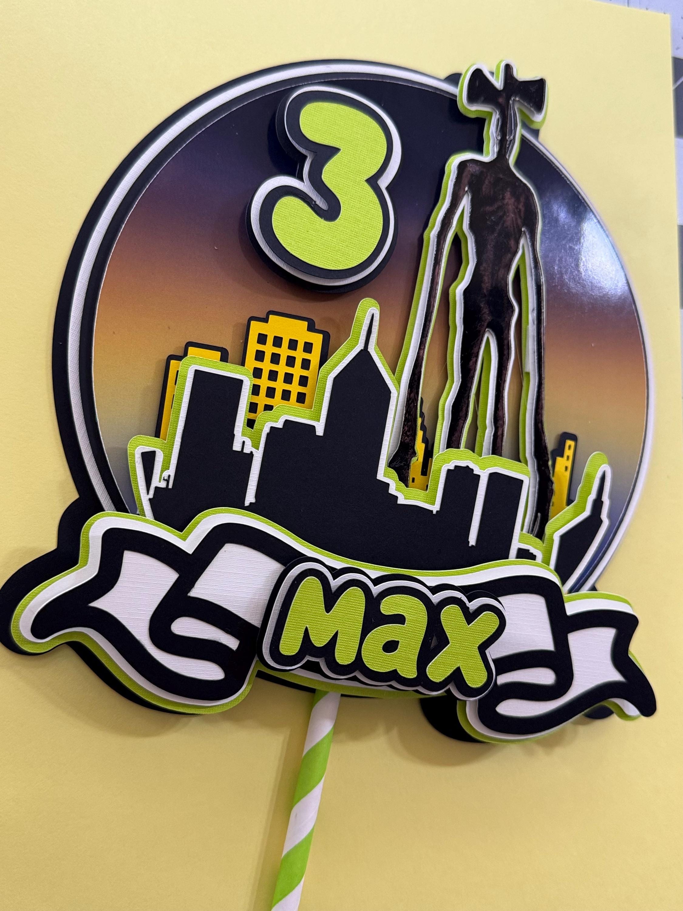 Siren Head 3D Cake Topper - Etsy