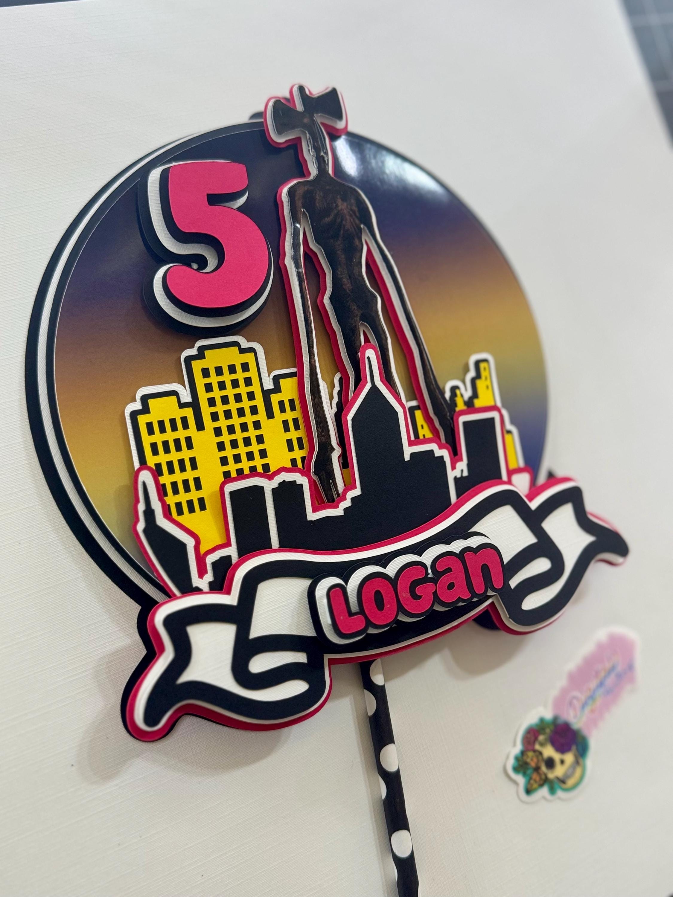 Siren Head 3D Cake Topper - Etsy