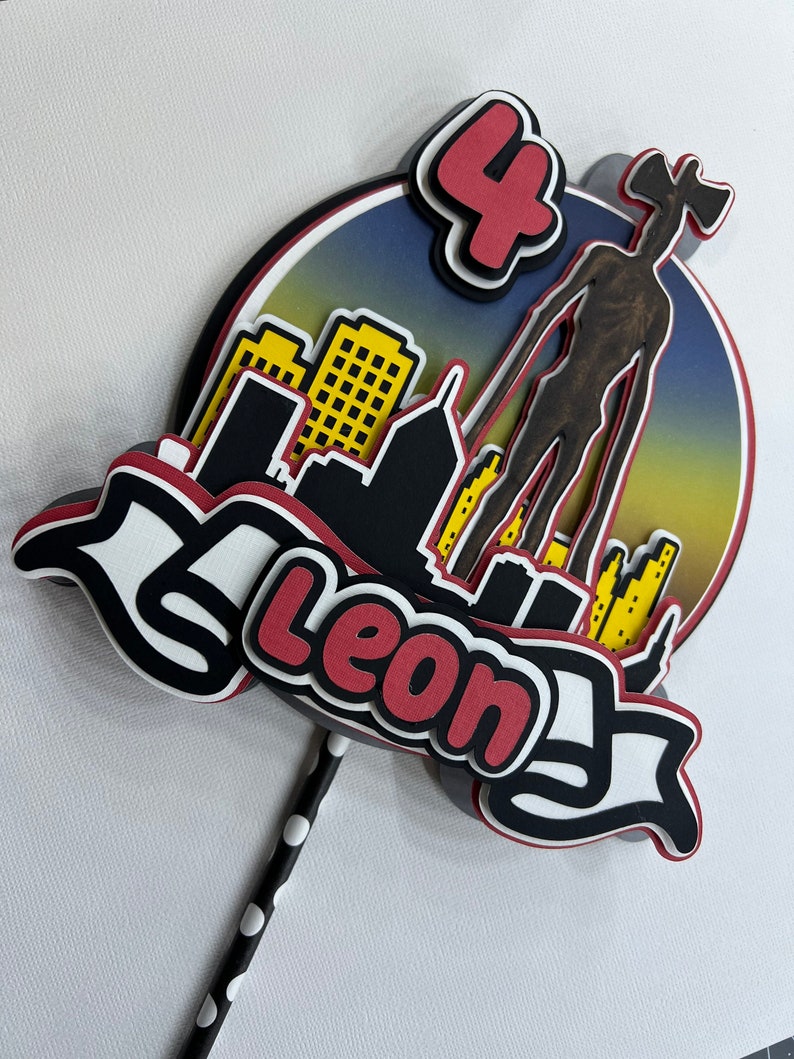 Siren Head 3D Cake Topper - Etsy