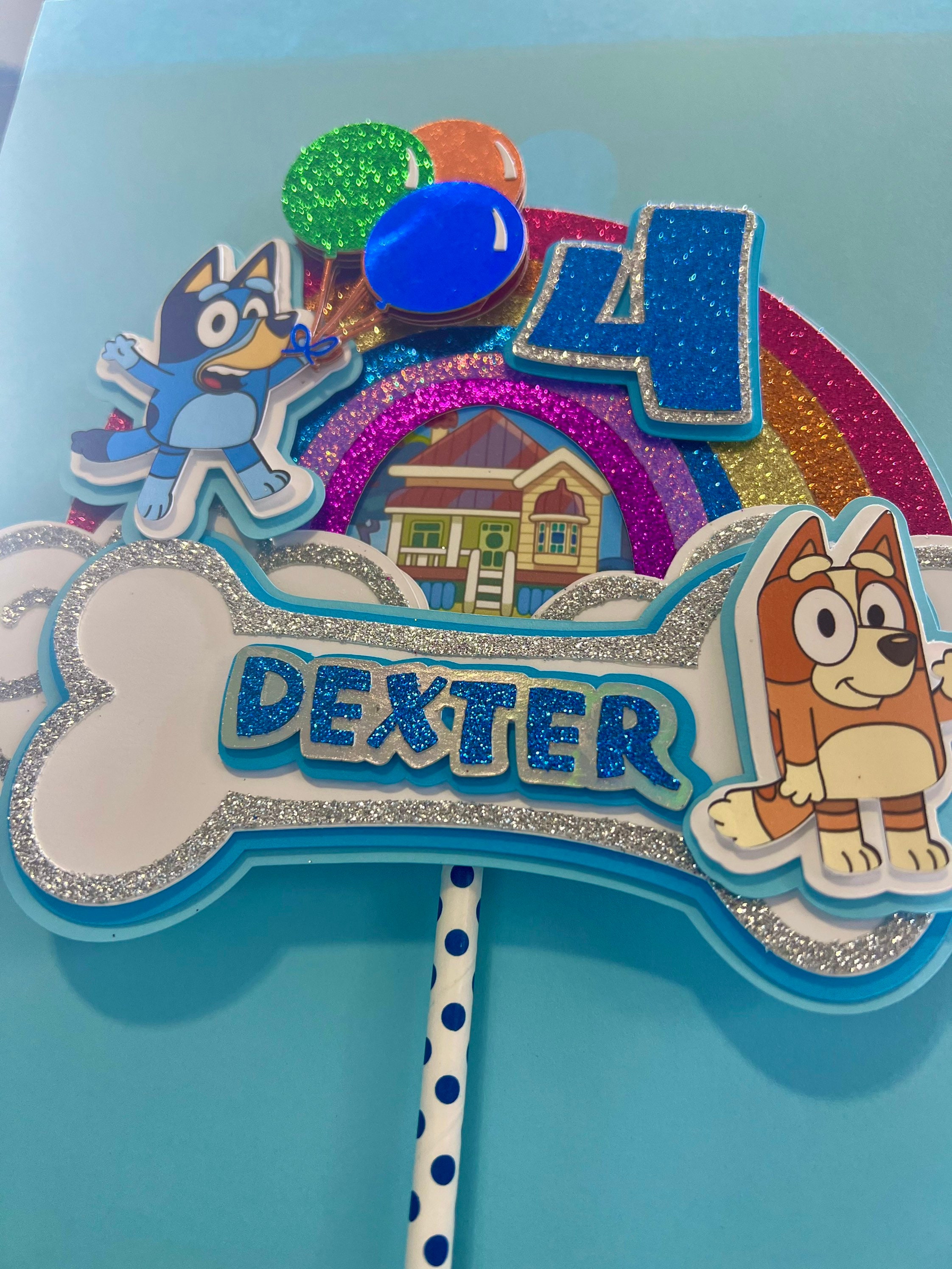 Bluey 3D Cake Topper - Etsy
