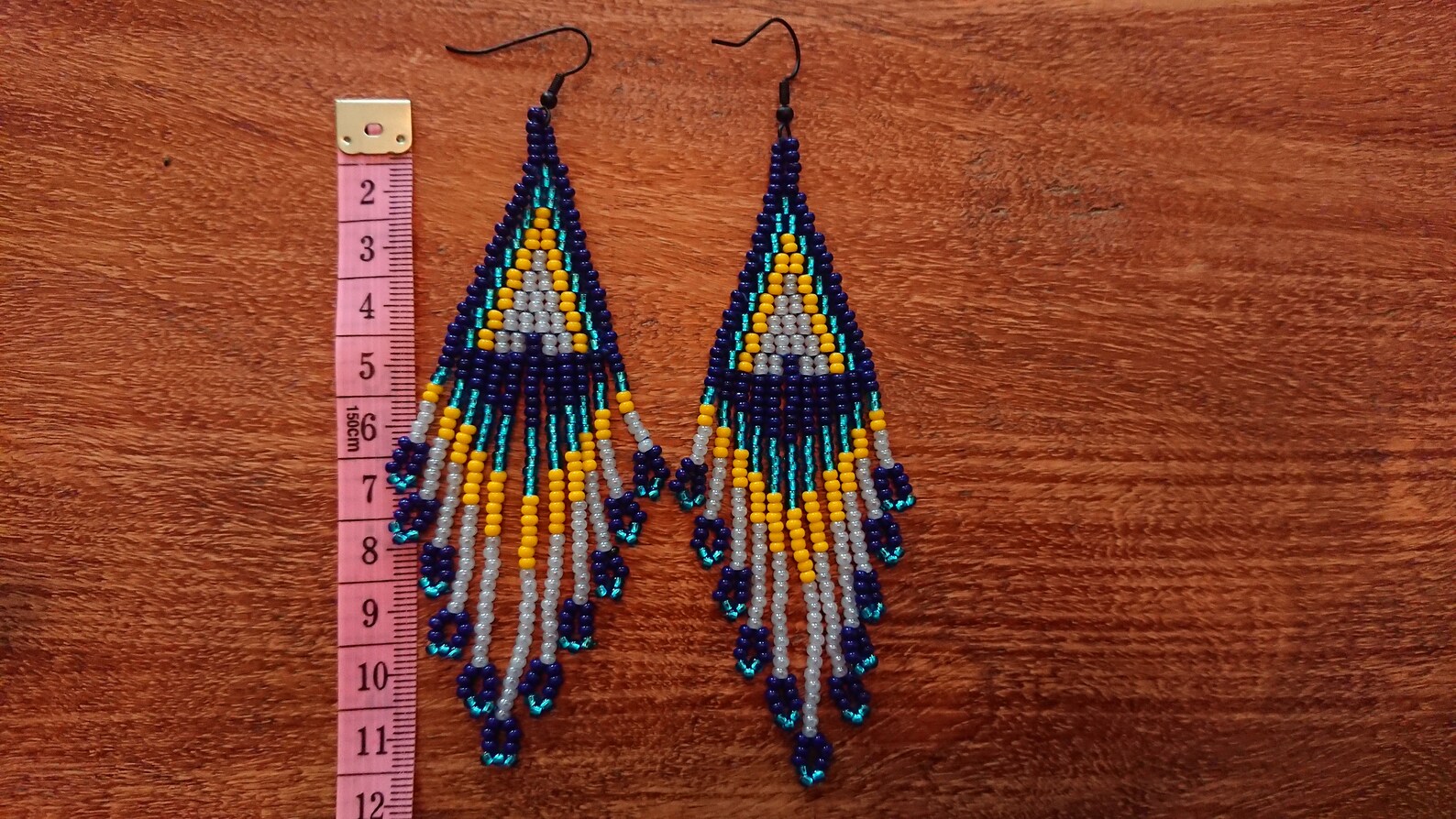 Inspiring Native Tassel Seedbead Earrings/tassel Earrings/colorful ...