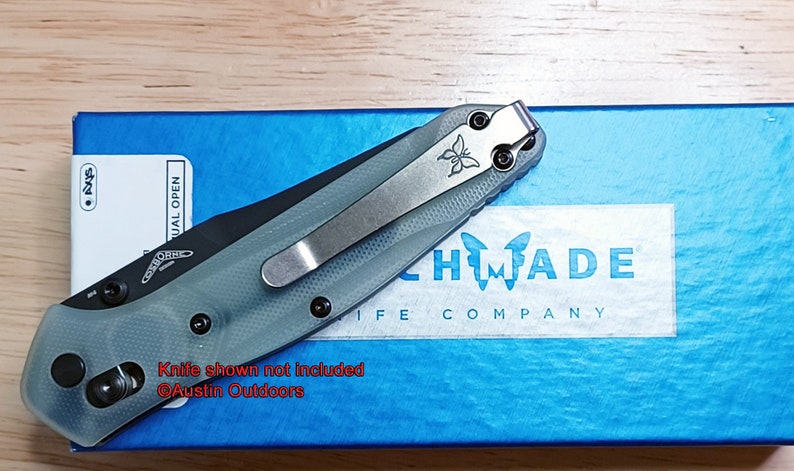 Titanium Deep Carry Pocket Clip for Benchmade Bugout Osborne - Etsy
