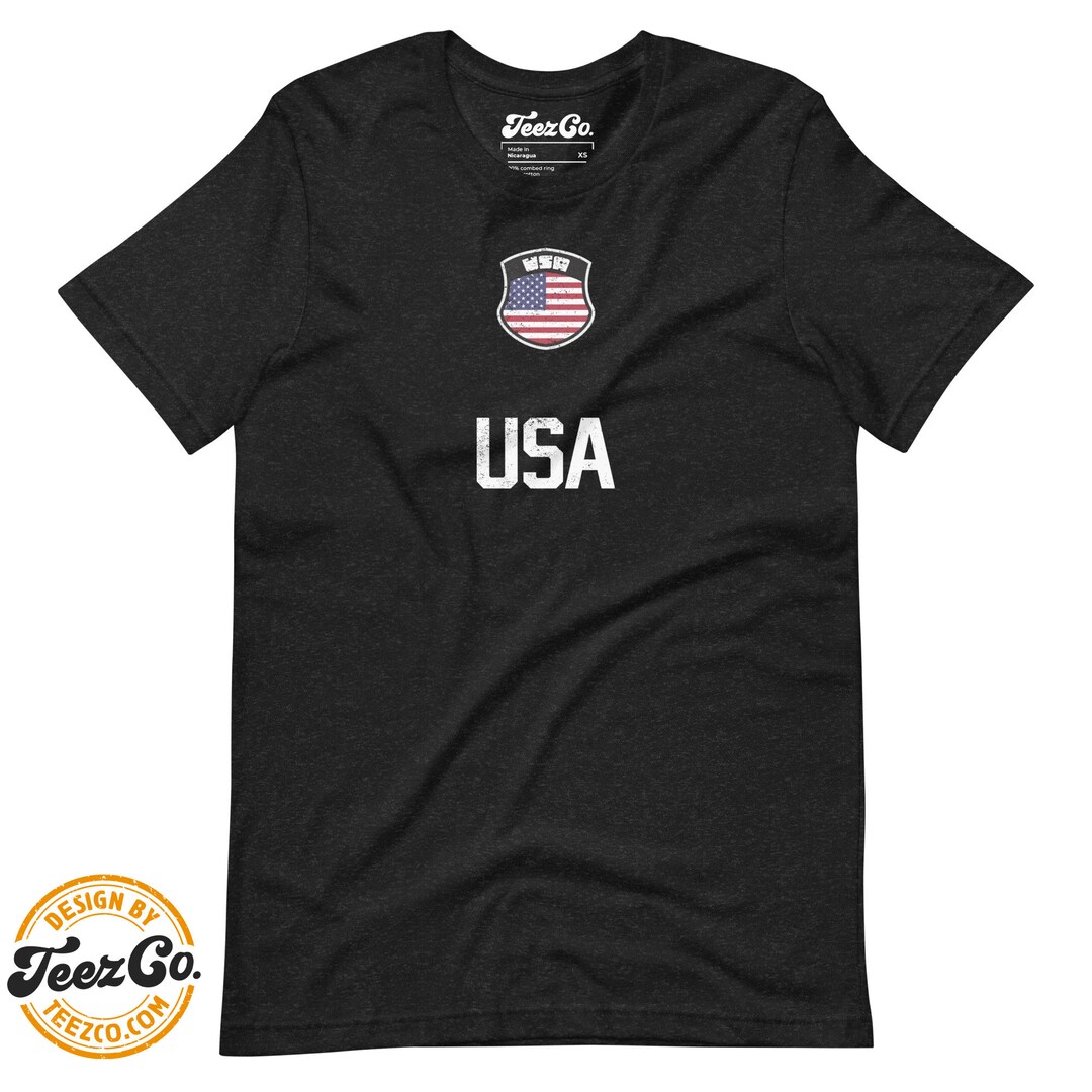 USA Flag Team Unisex T-shirt - Etsy