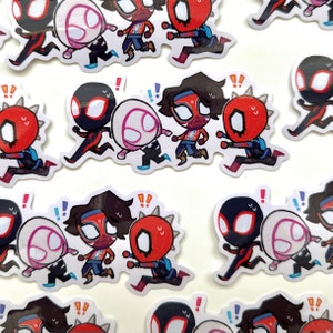 Assorted Spiderverse Vinyl Stickers - Etsy