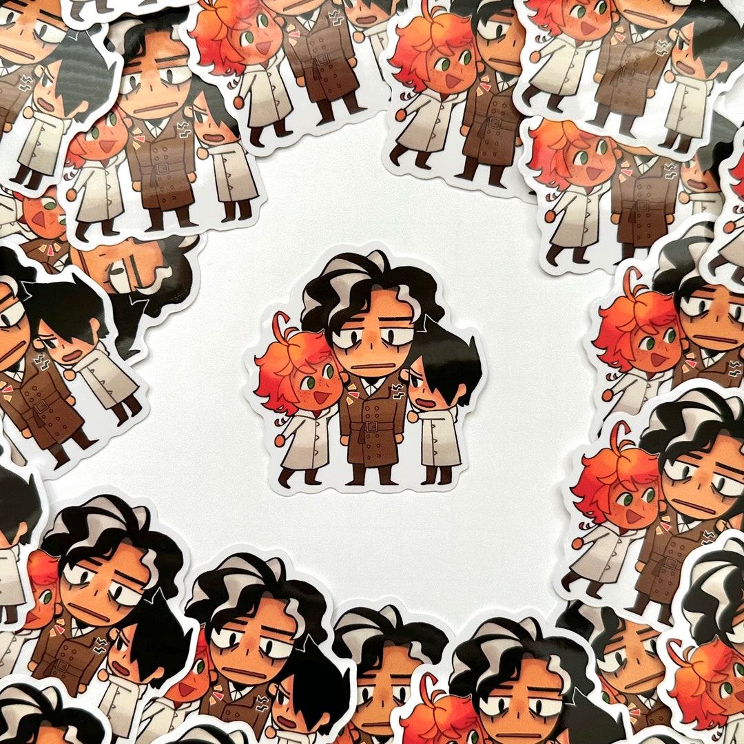 The Promised Neverland Yuugo Emma Ray Clear Vinyl Sticker - Etsy