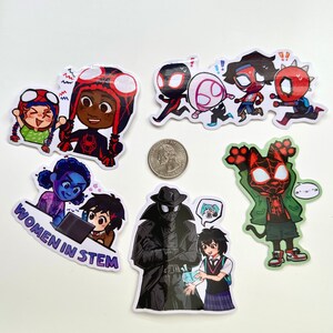 Assorted Spiderverse Vinyl Stickers - Etsy