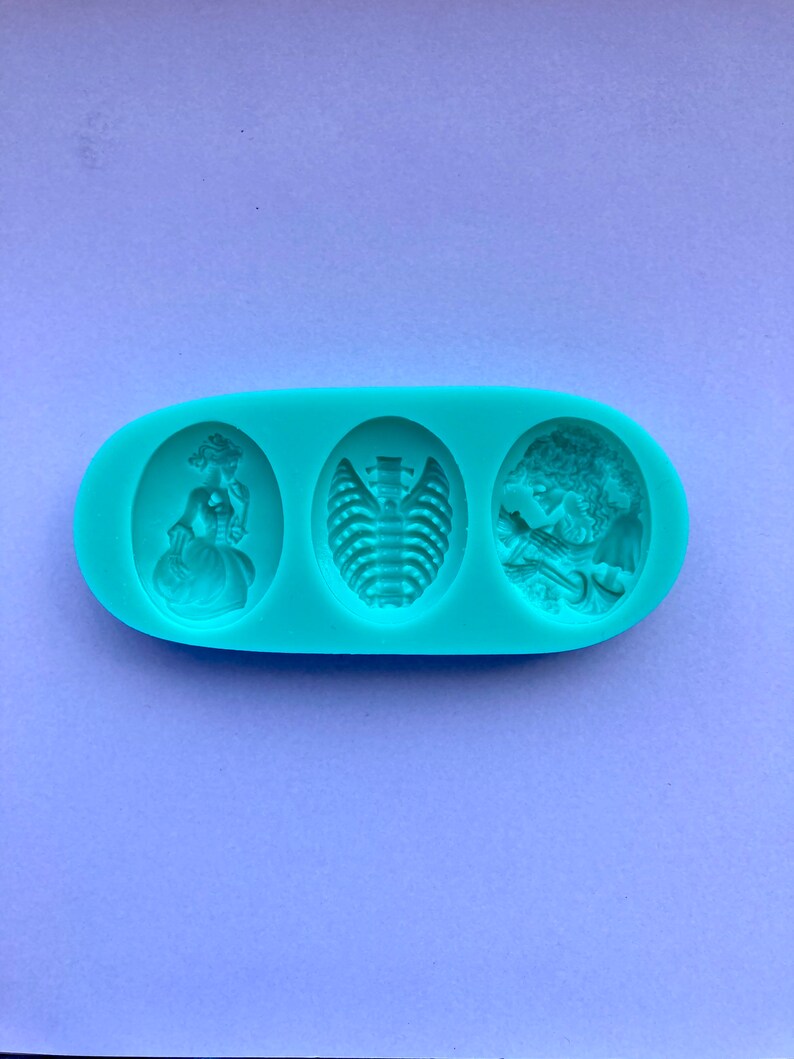 Ribcage Skeleton Skull Silicone Mould Gothic Polymer Clay - Etsy
