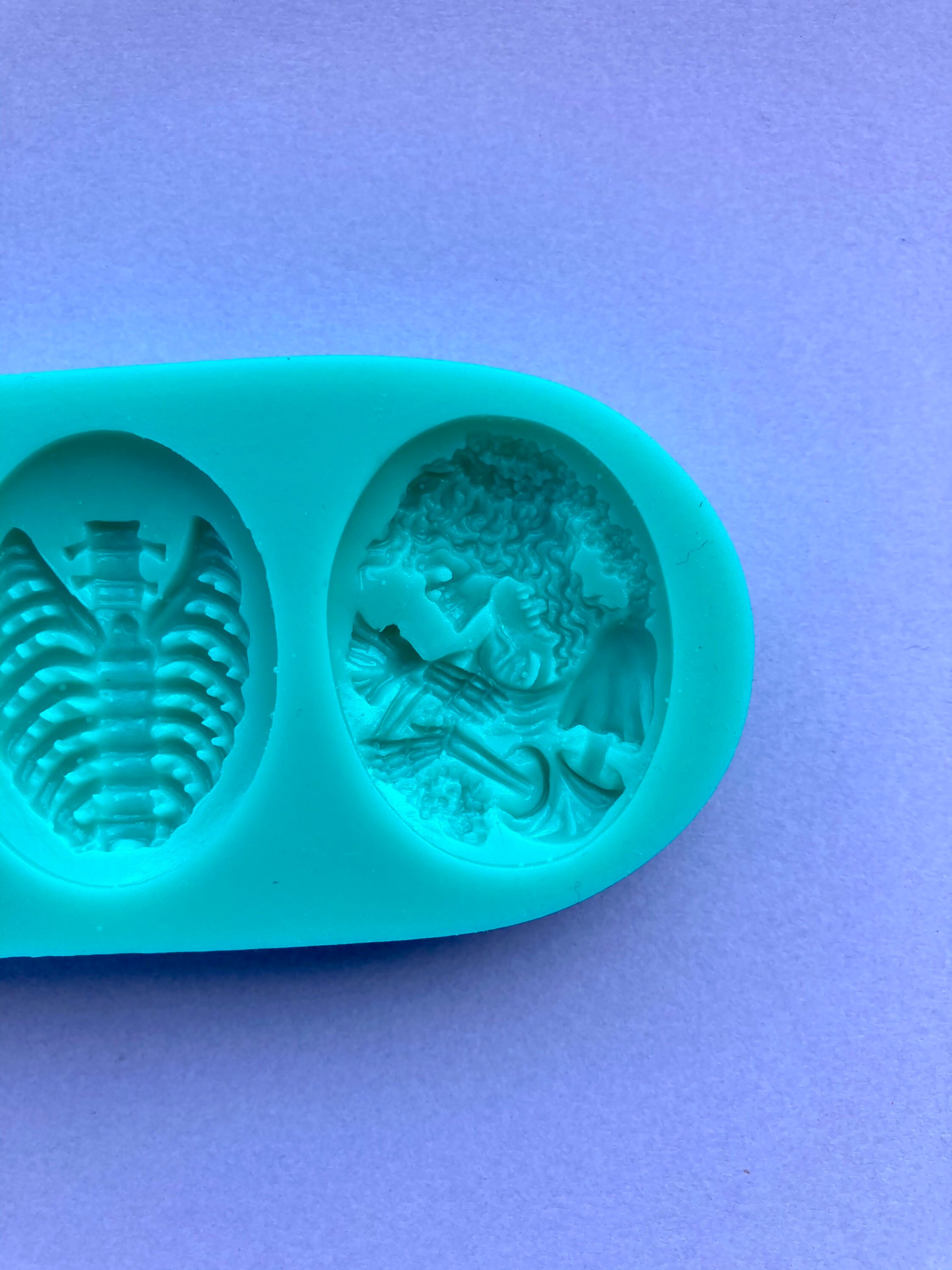 Ribcage Skeleton Skull Silicone Mould Gothic Polymer Clay - Etsy