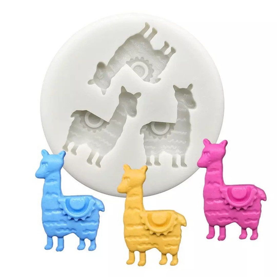 Lama Silicone Mould Set Cute Alpaca Polymer Clay Mold Resin - Etsy