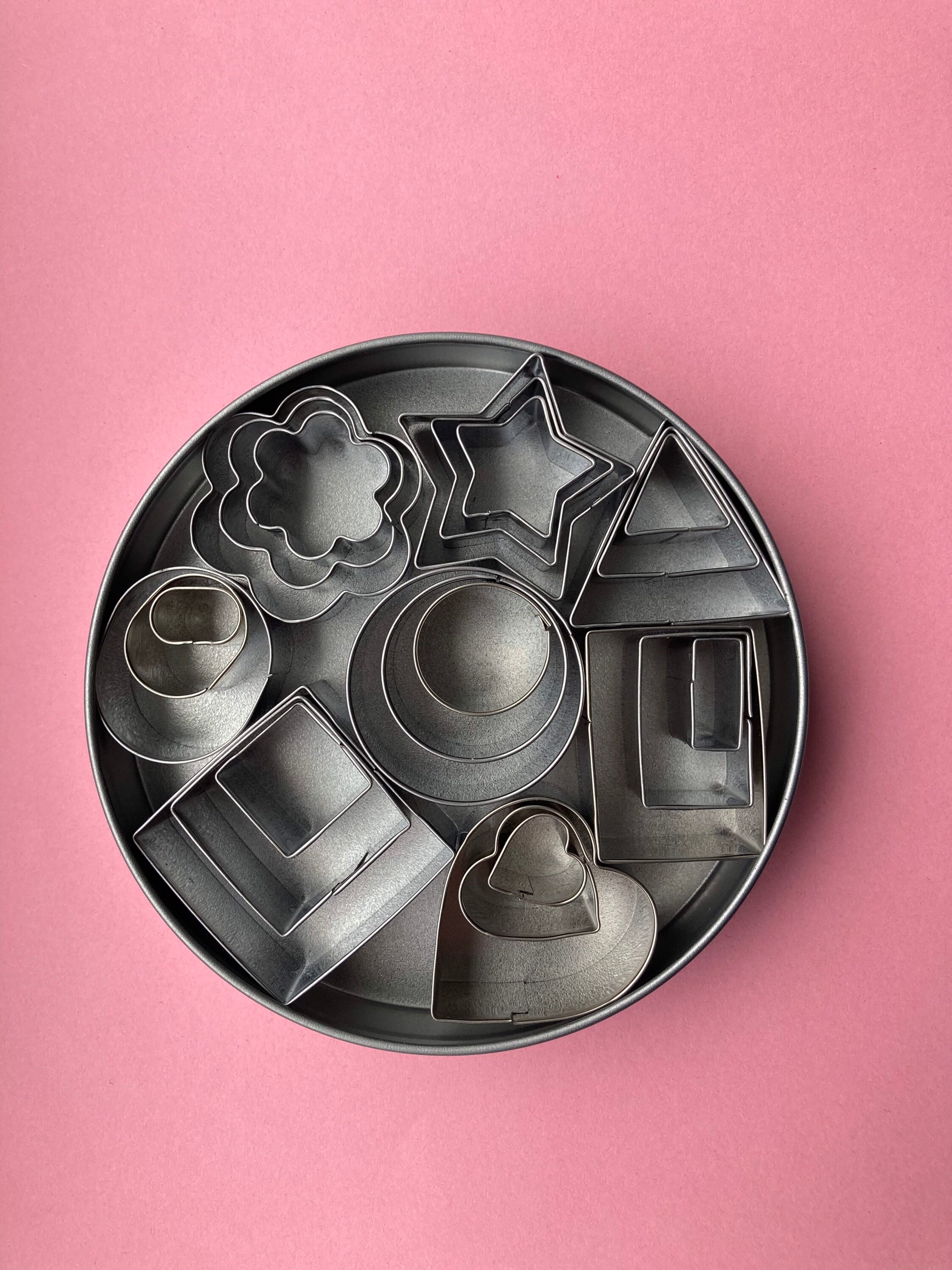24 Pieces Metal Polymer Clay Shape Cutters Cookie Cutter Set - Etsy