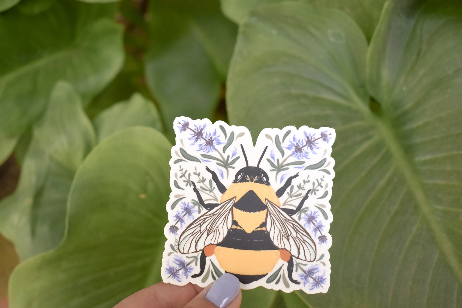 Bee Sticker/ Pollinators Sticker / Save the Bees/ Bee Vinyl Sticker ...