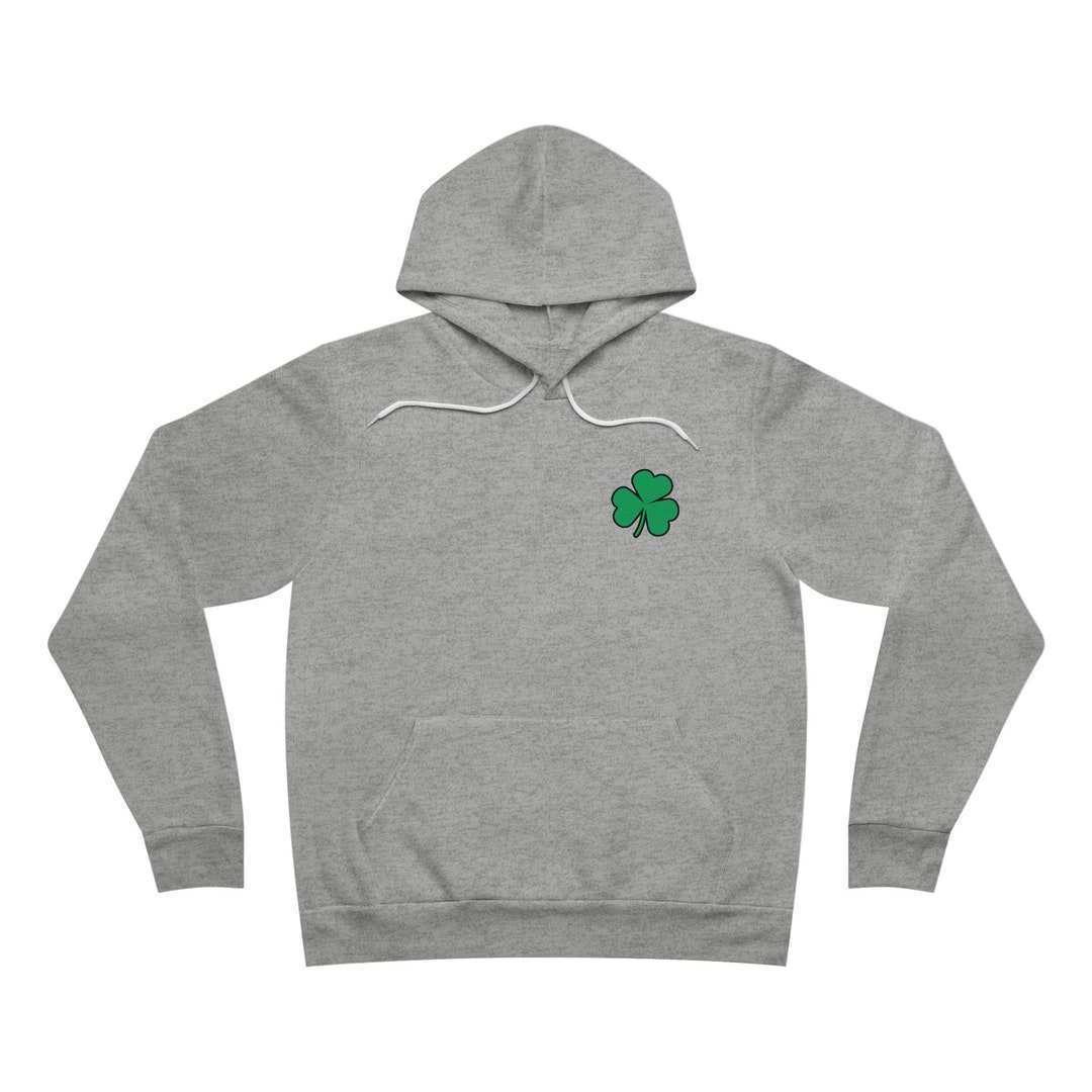 St. Patrick's Day Shamrock Hoodie - Good Luck + Good Bye - Irish ...