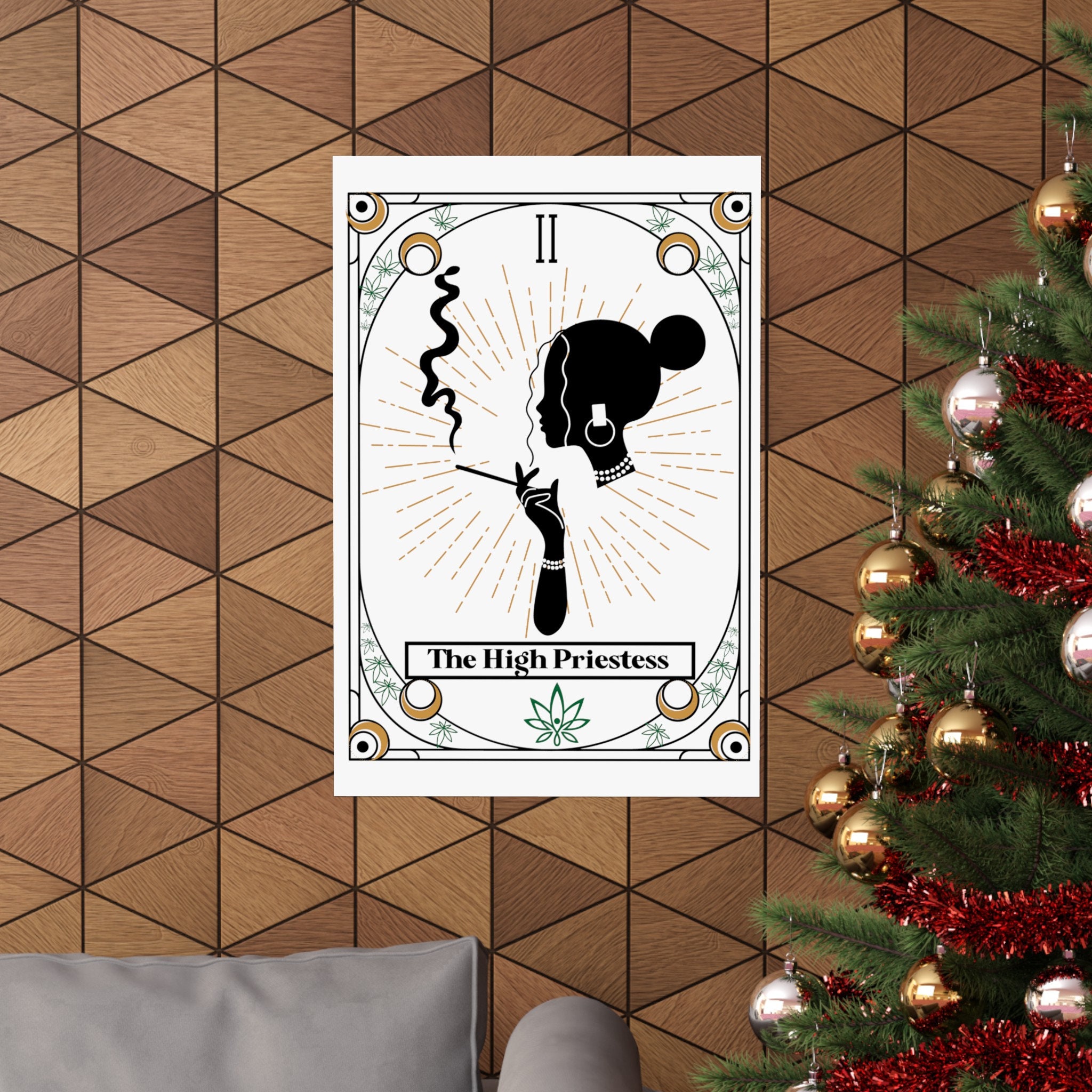 High Priestess Poster Tarot Poster 420 Girl Poster High Priestess ...