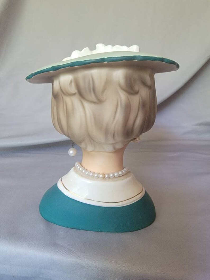 Rare Vintage Lady Head Vase - Etsy