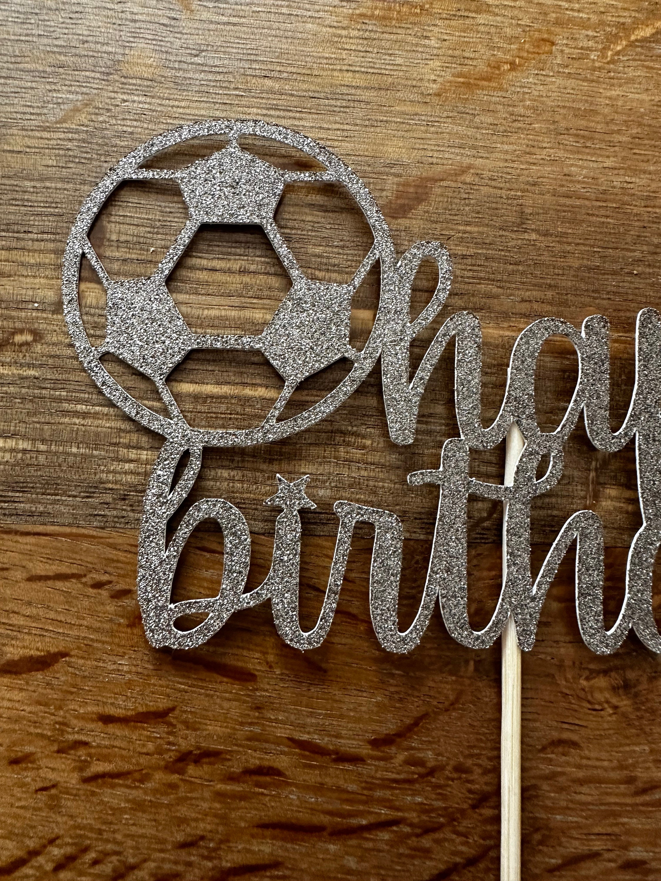 Soccer Player Cake Topper, Soccer Ball Cake Topper, Soccer Birthday ...