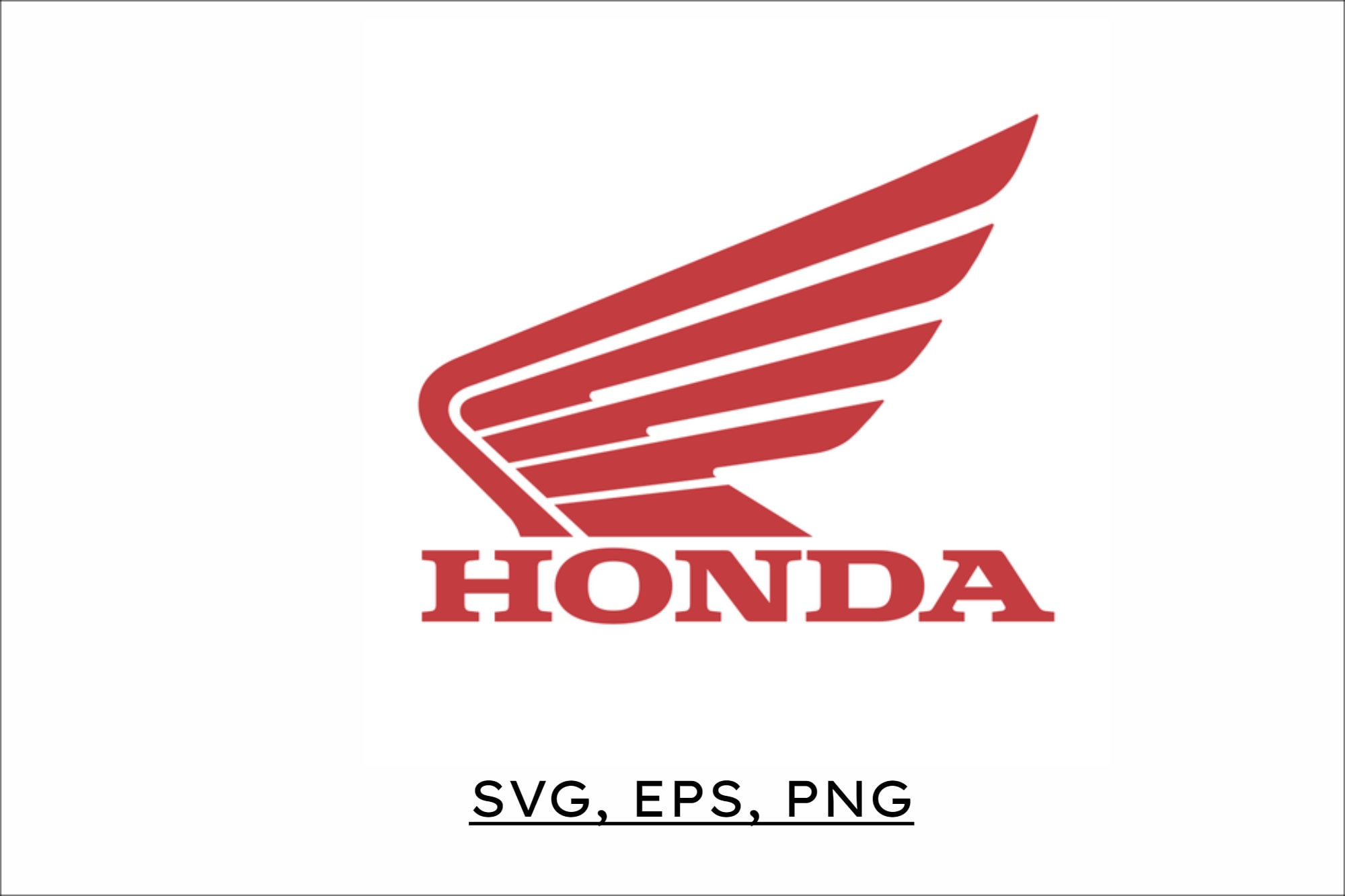 Honda Logo Vector - Etsy Canada