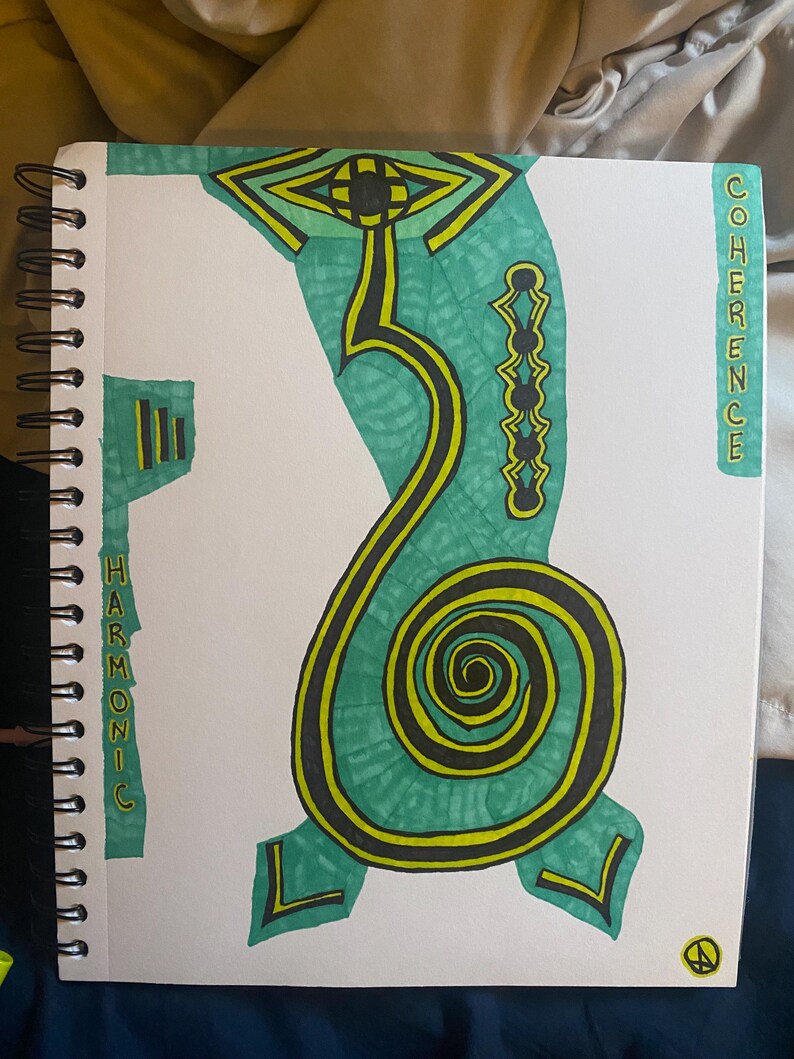 Light Language Coded Art. Harmonic Coherence Codes. - Etsy