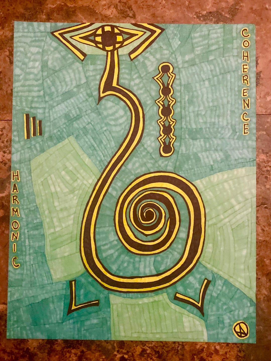 Light Language Coded Art. Harmonic Coherence Codes. - Etsy