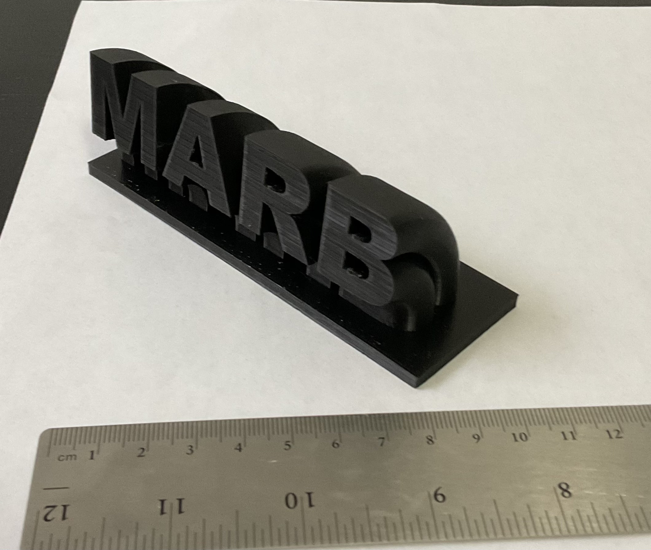 3D Printed Nameplate - Etsy