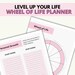 Wheel of Life Printable Planner, Life Circle, Self Improvement, Self ...