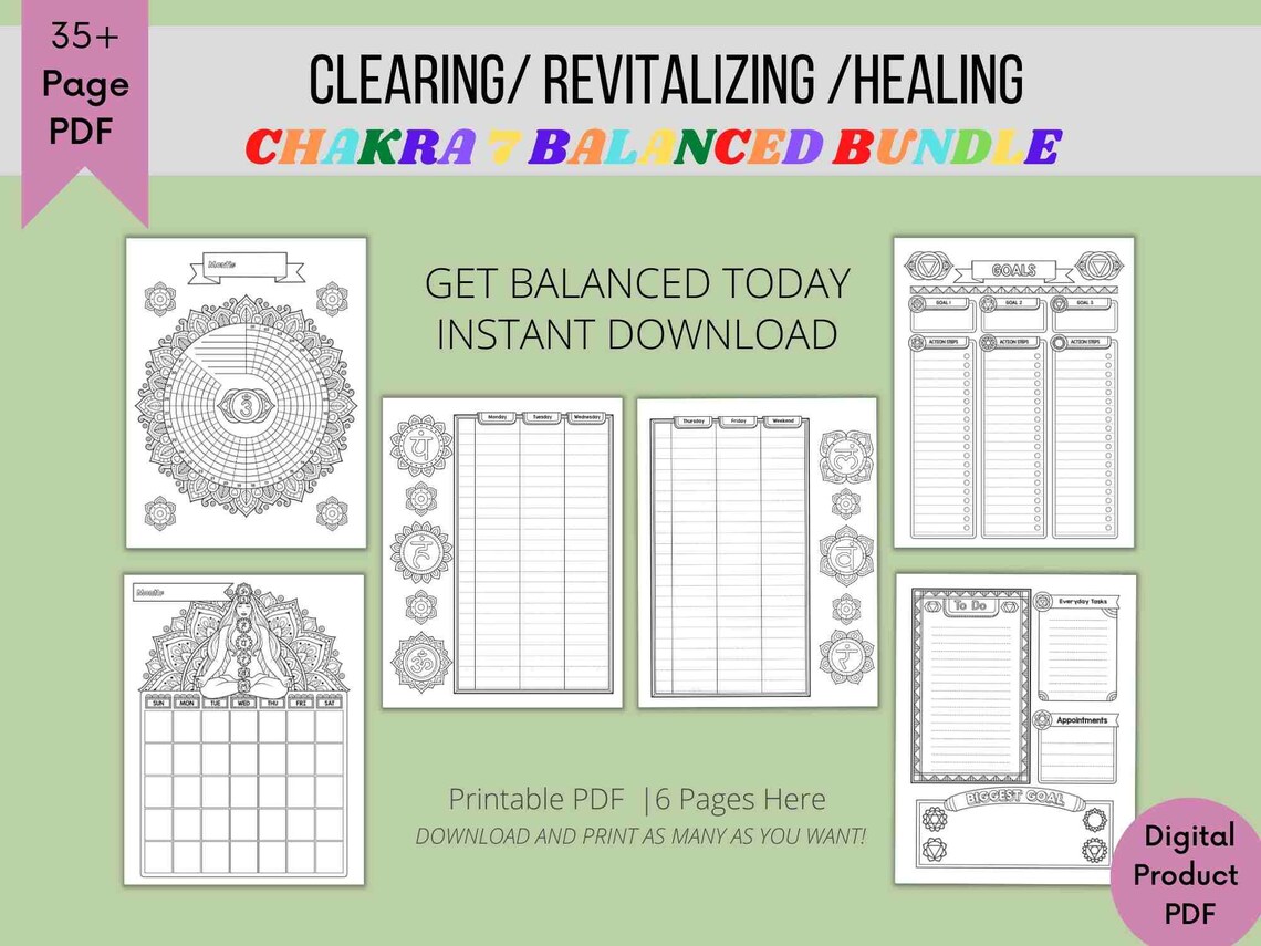 Chakra Cheat Sheets, Chart Guide, Printable Chakra Poster, Chakra Gift ...