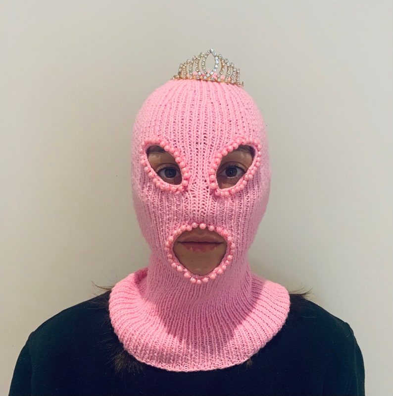 Full Face Covering Crochet Balaclava, Face Mask, Knitted Balaclava ...