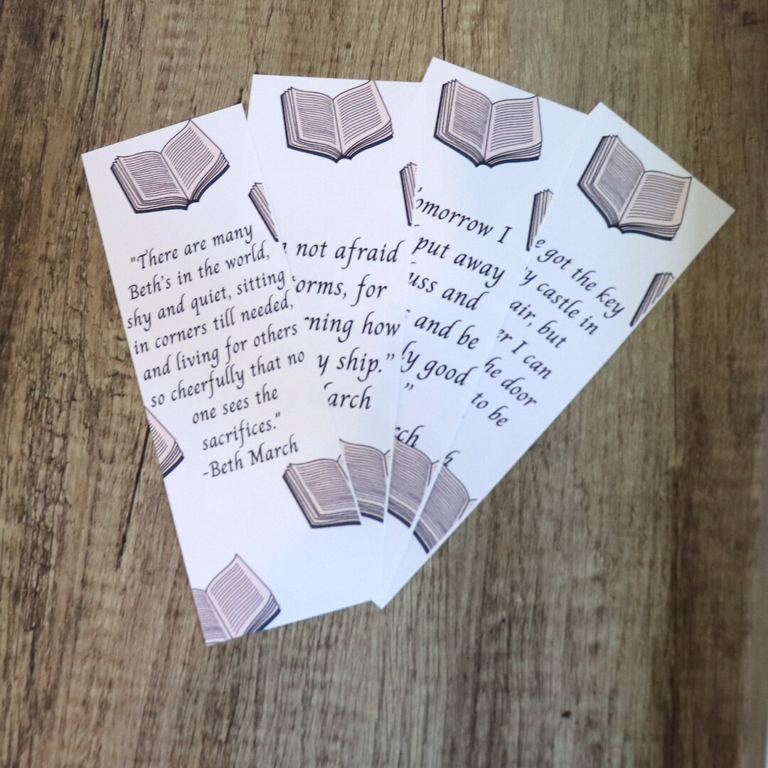Printable Little Women Bookmarks - Etsy