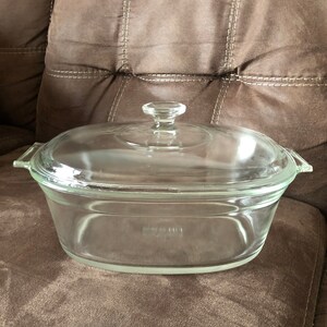 Pyrex Clear Glass Bowls: Bean Dishes, Oval Baking Dishes - Etsy