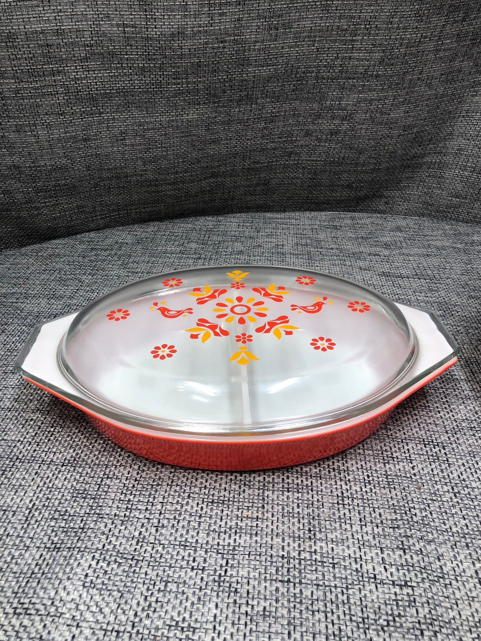 Pyrex Friends Ship Mixers, Divided Dish, Casserole, Cinderella - Etsy