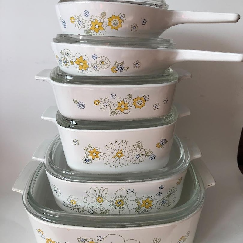 Yellow Corning Ware - Etsy