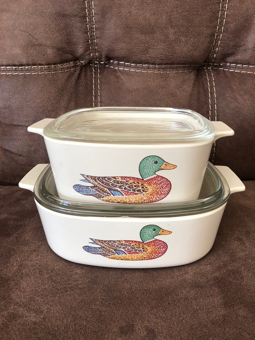 Corningware Ducks + Garden Harvest Dishes Various Sizes - Etsy