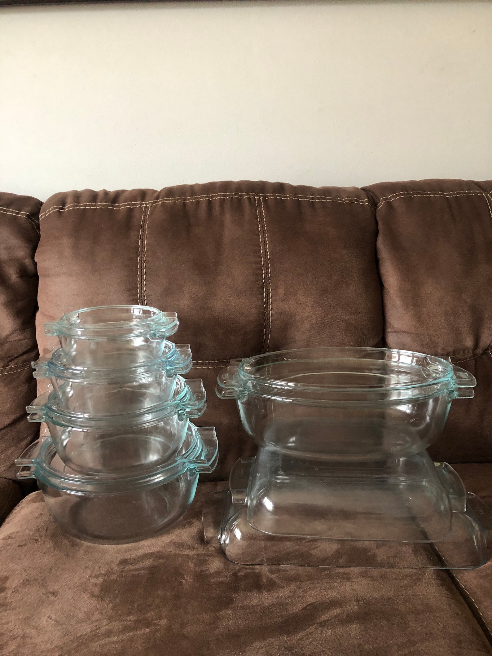 Pyrex Clear Glass Casserole: France Made Bakeware - Etsy