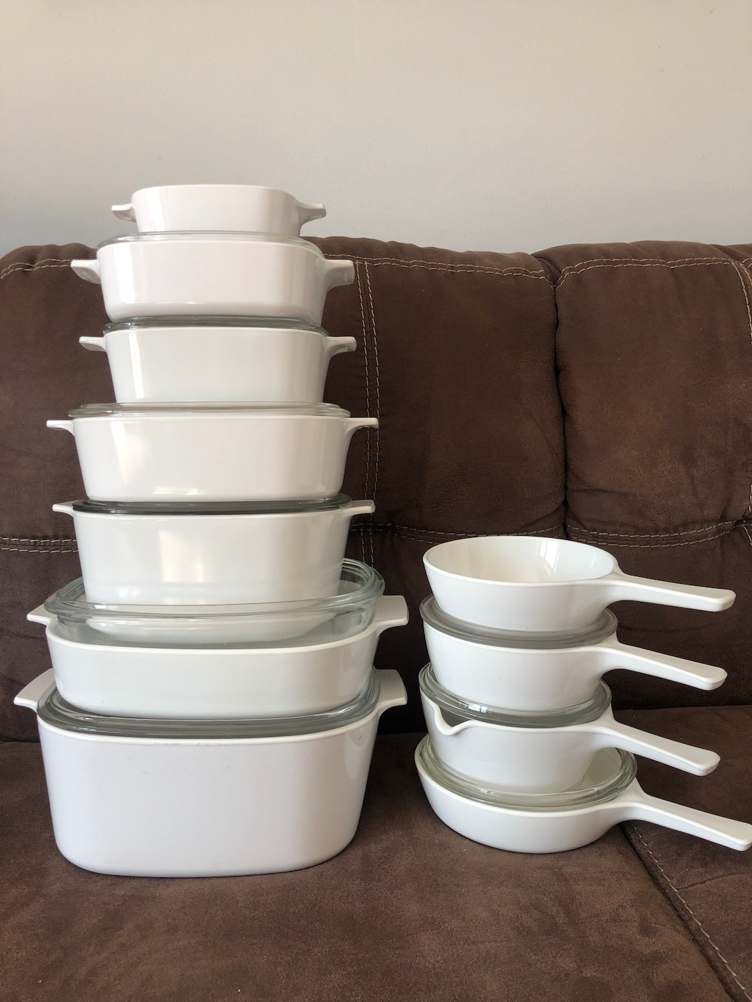 Corning Ware Just White Casserole Baking Vintage Dishes Various Sizes ...
