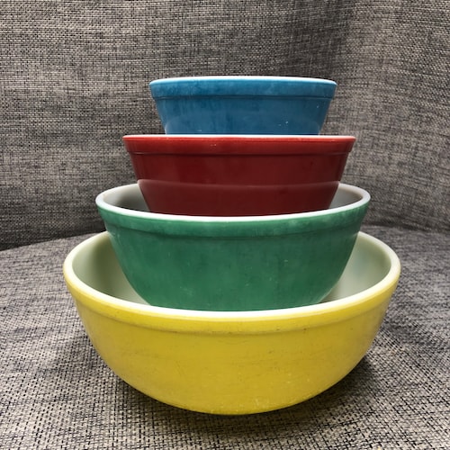 Pyrex Primary Color Yellow 404 Green 403 Red 402 Blue 401 - Etsy
