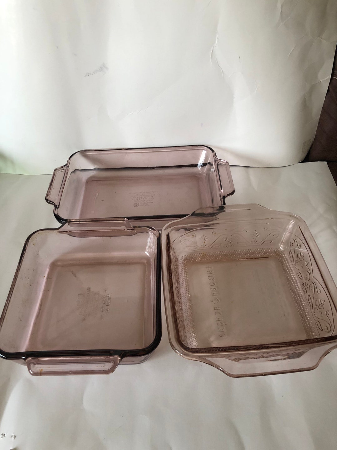 Anchor Hocking Pink Colorful Bakeware - Etsy