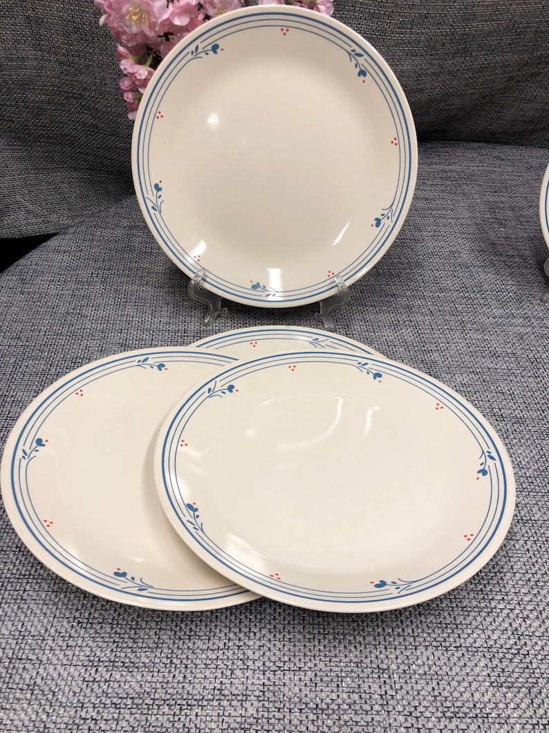 Corelle Country Violets Dinner, Luncheon, Desert Plates, Mugs, Cereal ...