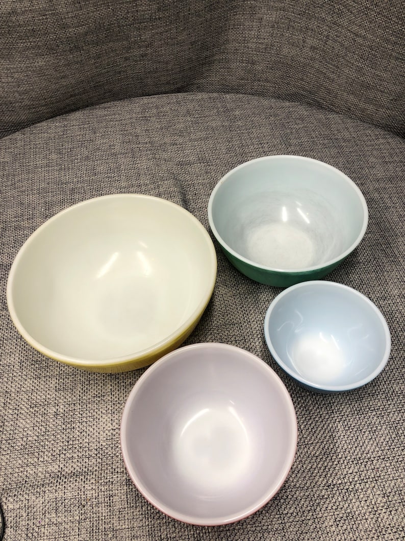 Pyrex Primary Color Yellow 404 Green 403 Red 402 Blue 401 - Etsy