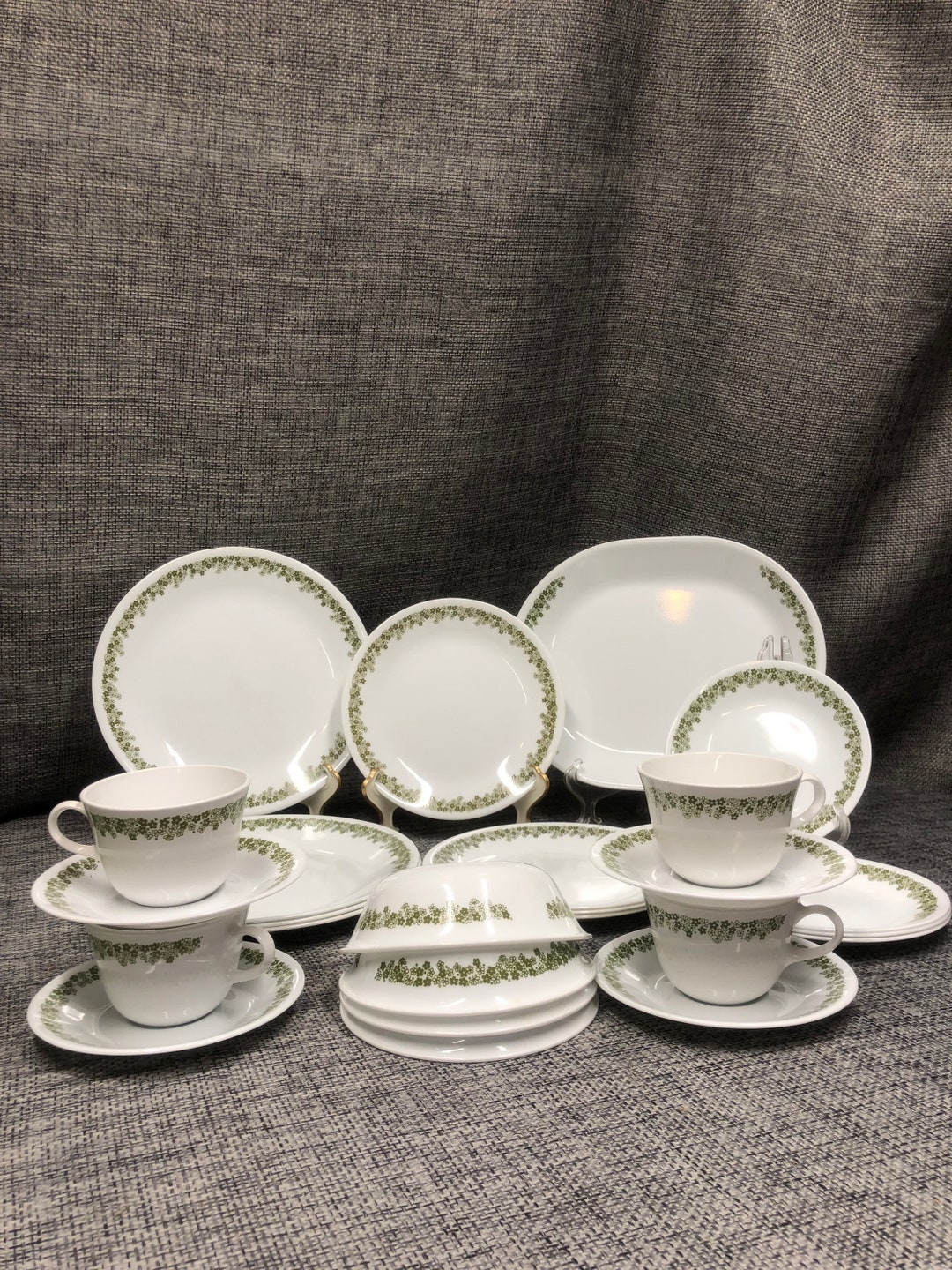 Corelle Crazy Daisy Spring Blossom Dinnerware Set - Etsy