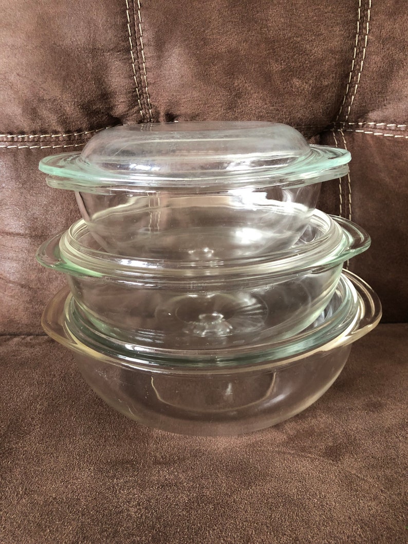 Pyrex Clear Glass 018 019 022 023 024 026 603-B Bean - Etsy