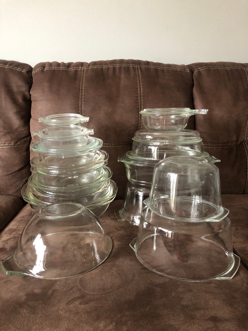 Pyrex Clear Glass 018 019 022 023 024 026 603-B Bean - Etsy