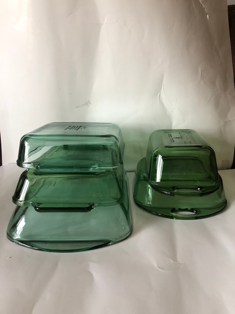 Anchor Hocking Green Colorful Bakeware - Etsy