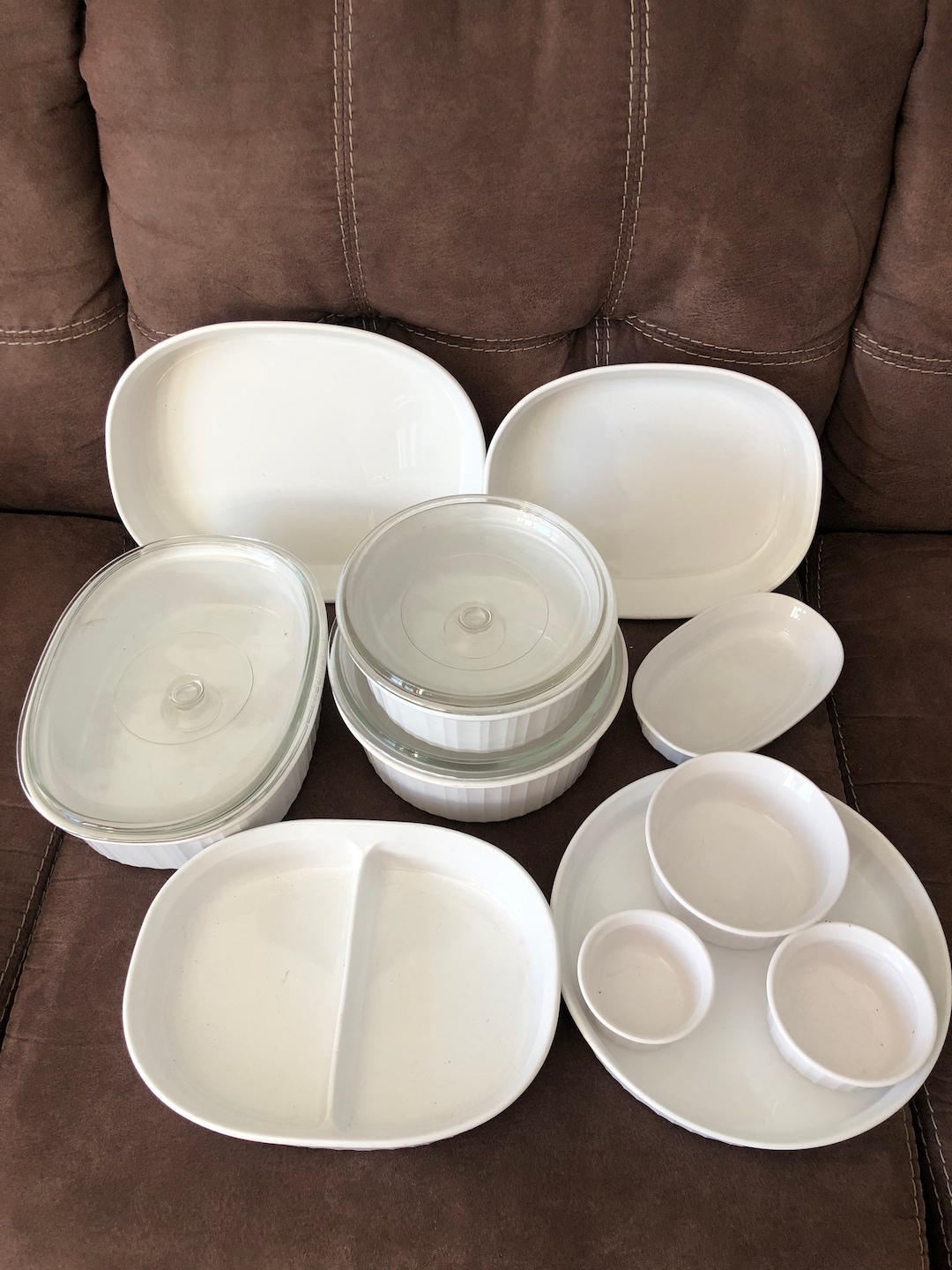 Corningware Original French White Bakeware Various Sizes - Etsy