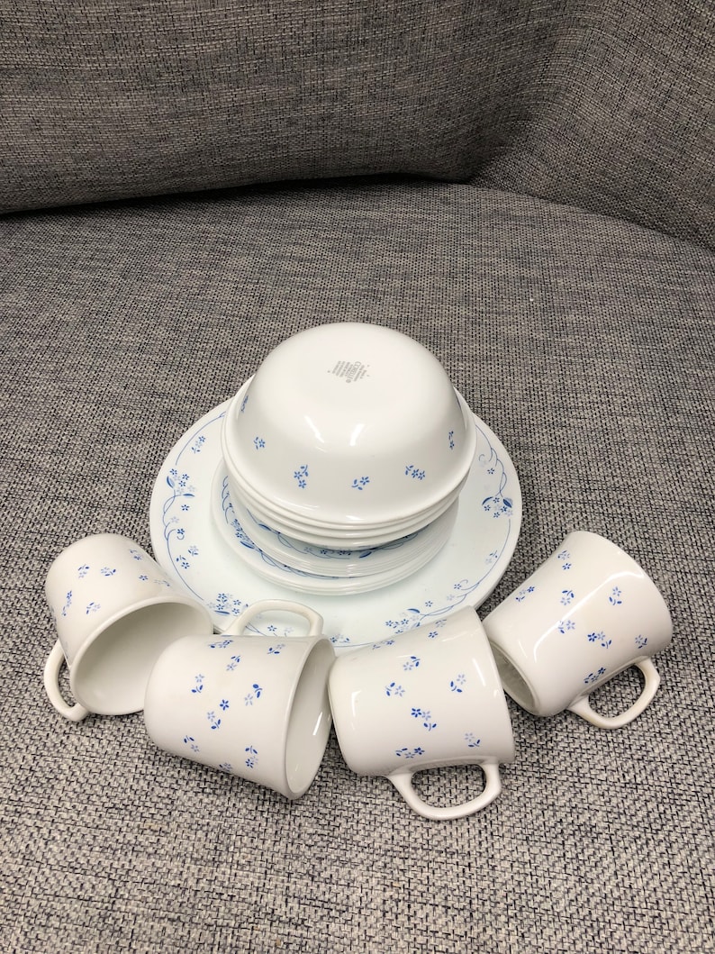 Corelle Provincial Dinner, Desert Plates, Cereal Bowls, Saucers, Mugs ...