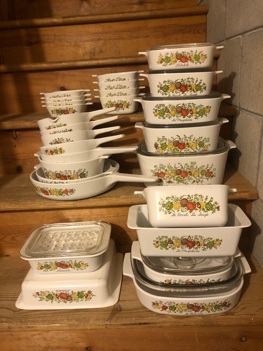 Corning Ware Spice of Life Dishes From Minis to 5QT Fridge Bread ...