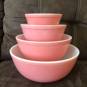 Pyrex Pink Fridgies 503, 502, 501, Mixers 404, 403 402, 401 - Etsy