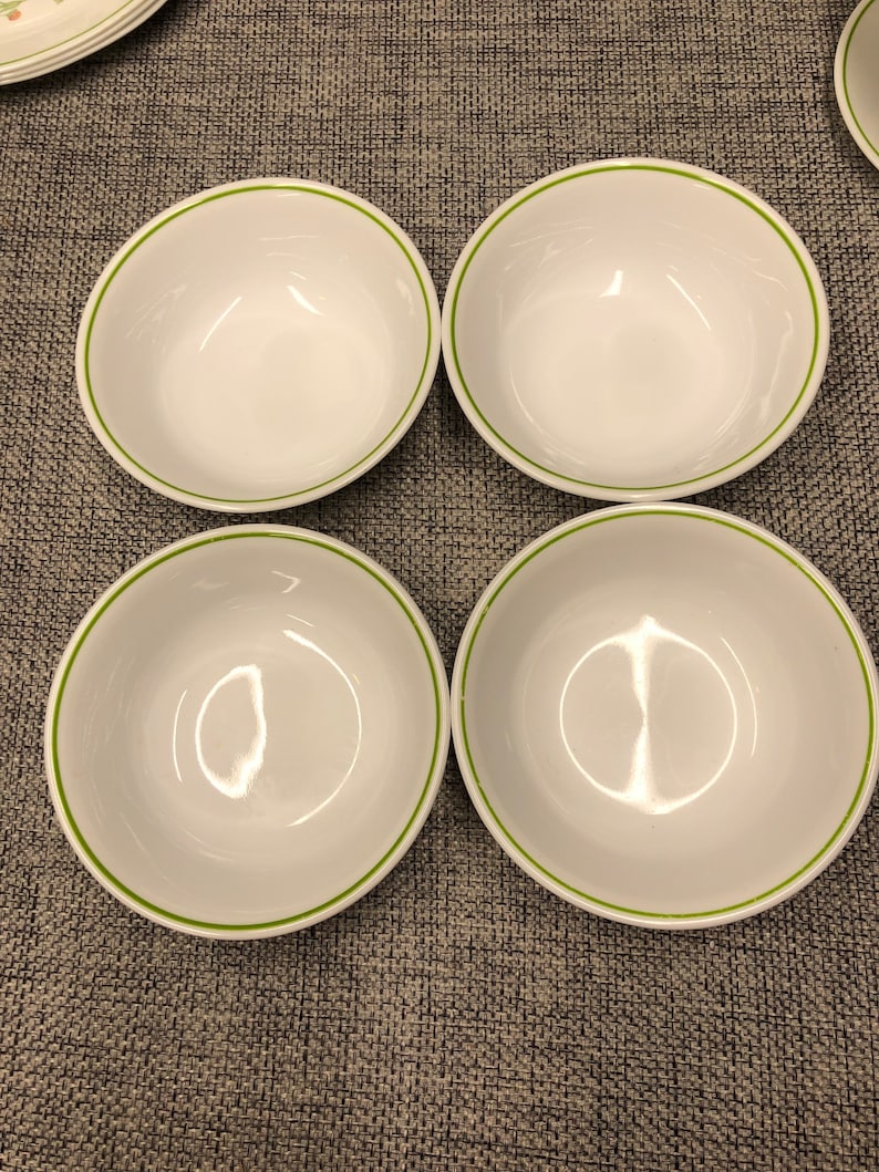 Corelle Strawberry Sundae Dinner Salad Plates Cereal Bowls - Etsy